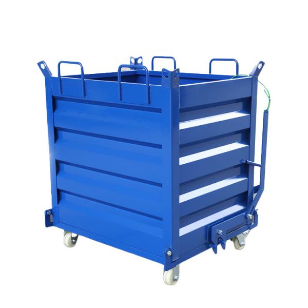 Quality Heavy Duty Forklift Crane Bin For 1000L/H Waste Bin Dumping for sale