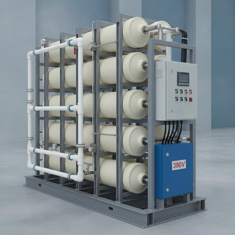 Quality Brackish Water Reverse Osmosis Treatment System 5000 GPD High TDS Removal 98 for sale
