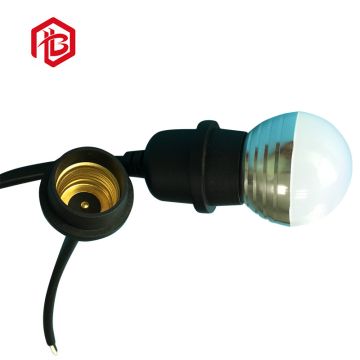 Quality Rubber Power Cord Low Temperature IP67 IP68 ROHS E27 Lamp Holder for sale