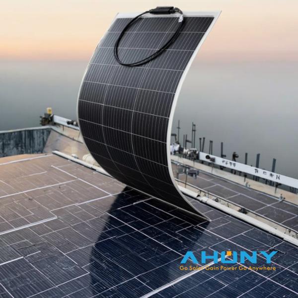 Quality High Efficiency Marine 18V 24V 200 Watts 275W Flexible Monocrystalline Solar Panel for Home Car Yacht System Kit for sale