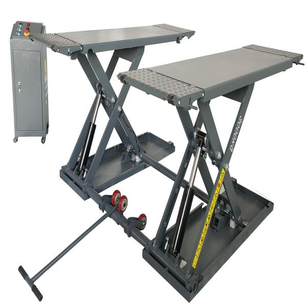 Quality 3500KG Lifting Capacity Double Cylinder Hydraulic Lift Car Scissor Lift for Auto Shop for sale