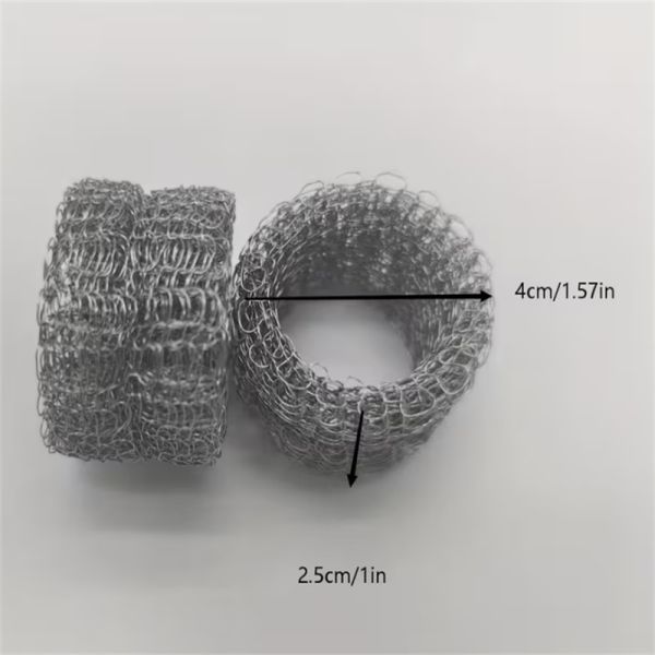 Quality Stainless Steel Knitted Wire Mesh Reusable Limescale Remover Ring for sale