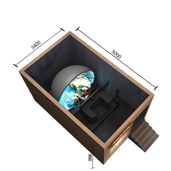 Quality Customized Immersive 360 Degree Cinema Dome Theatre Equipment for sale