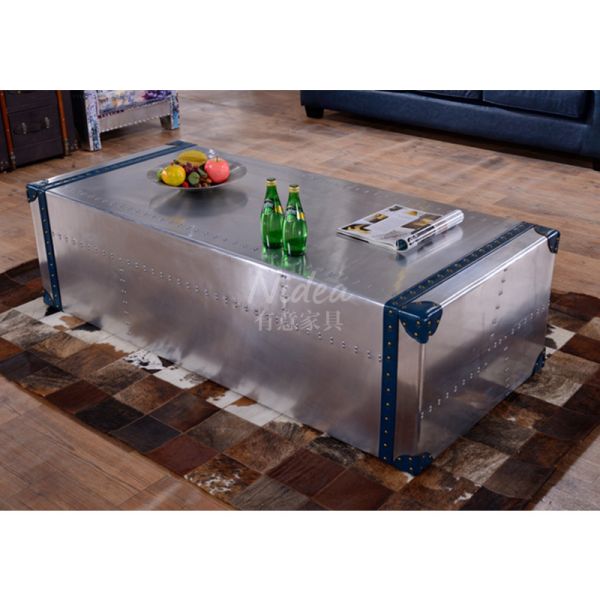 Quality Nidea #8652 Retro Industrial Handmade Coffee Table Cabinet for Living Room Home Bar & Hotel Use for sale