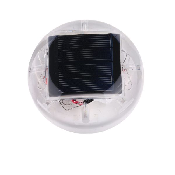 Quality White Flashing 12000mcd Solar Powered Road Studs , Motorway Cat Eyes for sale