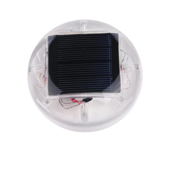Quality White Flashing 12000mcd Solar Powered Road Studs , Motorway Cat Eyes for sale
