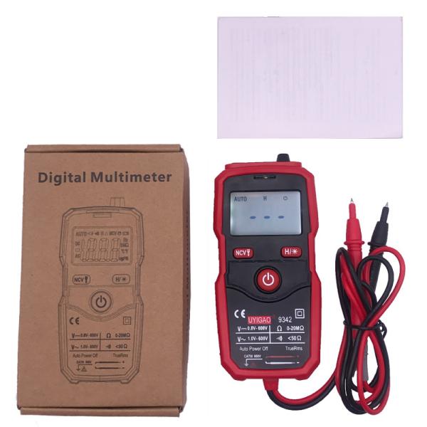 Quality Professional DC AC Digital Smart Multimeter 600V 10MΩ Multi Volt Meter for sale