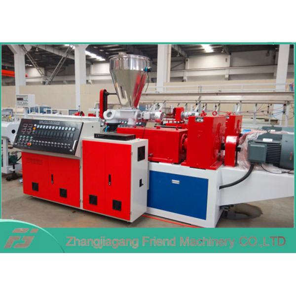 Quality Simple Operation Plastic Extruder Machine Conical Twin Screw Extruder for sale