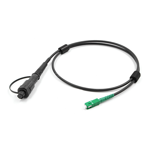 Quality MINI SC APC To SC APC Simplex Fiber Patch Cord 9/125 OS2 LSZH Jacket for sale