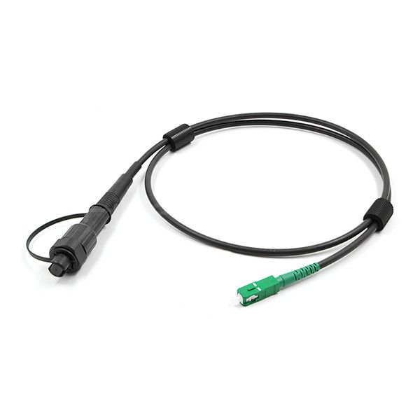 Quality MINI SC APC To SC APC Simplex Fiber Patch Cord 9/125 OS2 LSZH Jacket for sale