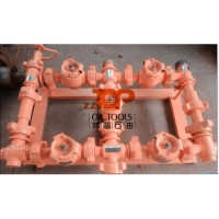 Quality Surface Floor Choke 2000 Psi Wellhead Manifold For Well Testing Service for sale