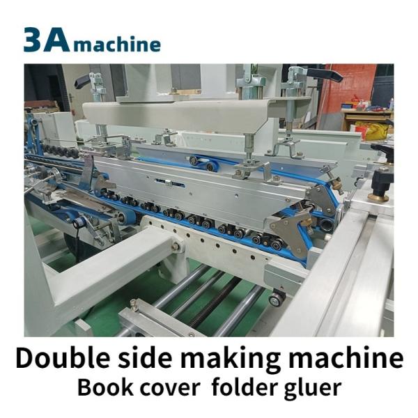 Quality 8.25M*1.2M*1.3M Automatic Book Cover Double Side Pasting Machine 650mm Maximum for sale
