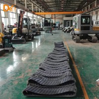 Quality Lightweight Mini Excavator Rubber Track 0.8Ton-1.5Ton Small Excavator Attachment for sale