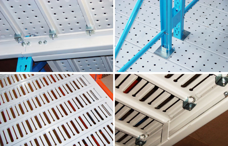Steel Structure Garret Mezzanine Floor Platform  Heavy Duty Rack