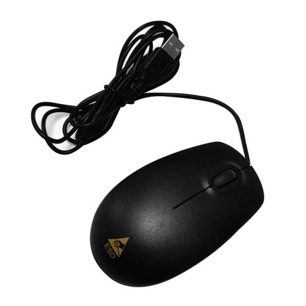 Quality Black ESD Antistatic Wired Keyboard Mouse Set For Lab Cleanroom for sale