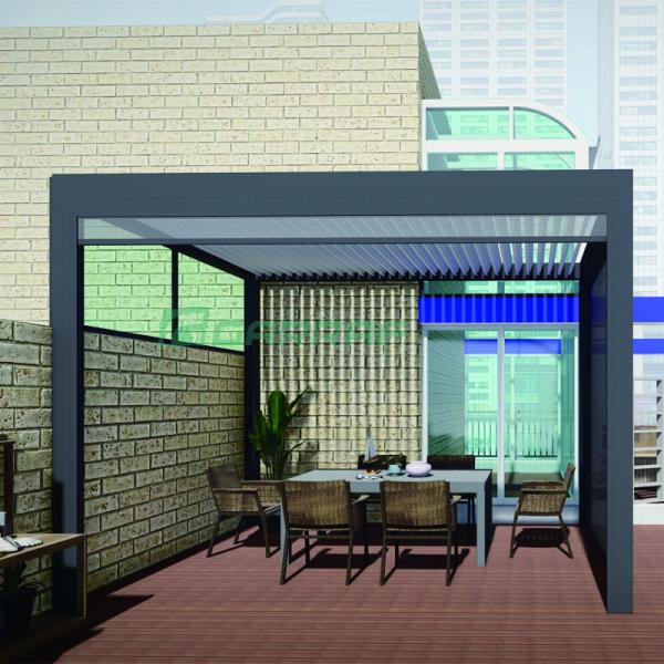 Quality Luxury Freestanding Patio Aluminum Waterproof Outdoor Garden Pergola Chinese for sale