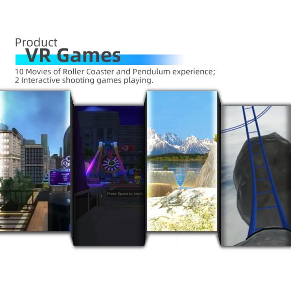 Quality 9D VR Roller Coaster Simulator 1 Player Rocket VR 360 Machine for sale