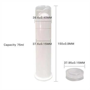 Quality Custom Color PP Plastic Toothpaste Pump Bottle 75ml for sale