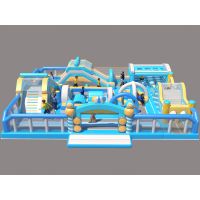 Quality PVC Tarpaulin Inflatable Obstacles Course Customized With Multi Color for sale