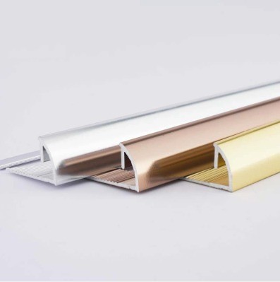 Quality Round Shape Tile Corner Trim Aluminium with Customized Color and Precision for sale