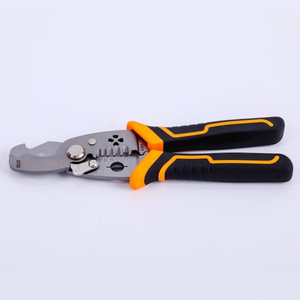 Quality 185mm Wire Insulated Combination Plier Diagonal Cutting For 10-22 AWG Cables for sale