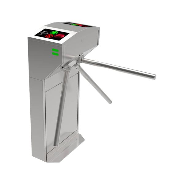 Quality RFID Ticketing System Vertical Automatic Stainless Steel Tripod Turnstile Gate for sale