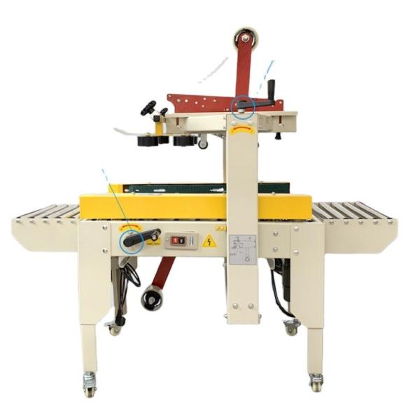 Quality 80*90mm Minimum Sealing FXC-4030 Semi Automatic Left And Right Drive Carton for sale