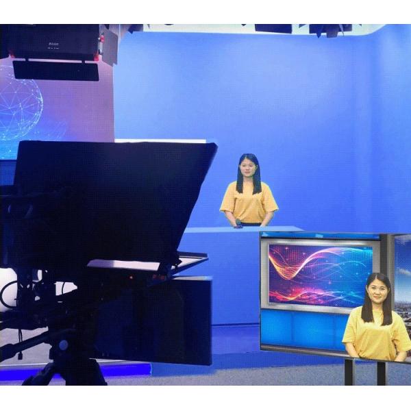 Quality TYSTVideo Professional Studio Dual Screen Teleprompter 22inch Private Mold for sale