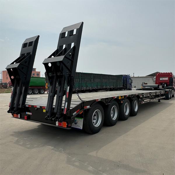 Quality Professional Semi-Trailer with Customers Optional 40 Semi Flatbed Trailer Parts for sale