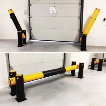 Quality Warehouse Dock Gate Anti-Collision Guardrails Warehouse Safety Barrier Traffic for sale