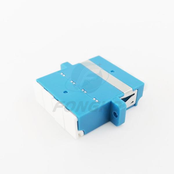Quality 1550nm Singlemode Blue Fiber Optic UPC LC Connector Adapter for sale