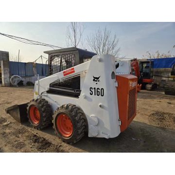 Quality Secondhand 100% Original Bobcat S160 Skid Steer Loader With 0.4m3 Bucket for sale