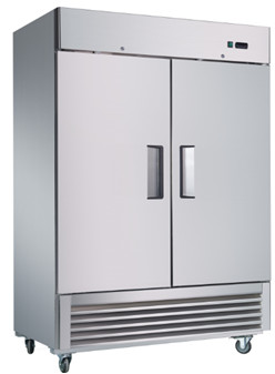 Quality Embarco Commercial Solid Door Reach In Refrigerator 43 Cu.Ft for sale