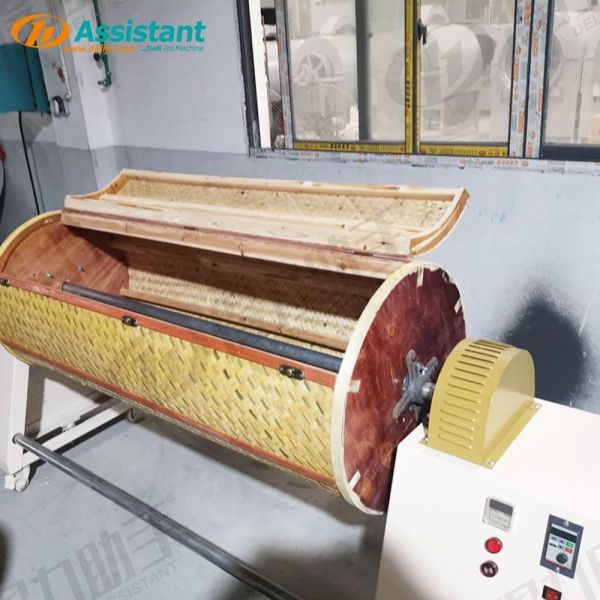Quality 32 KG Oolong Tea Shaking Drum Machine Speed Regulating Bamboo Cage Shaker DL for sale