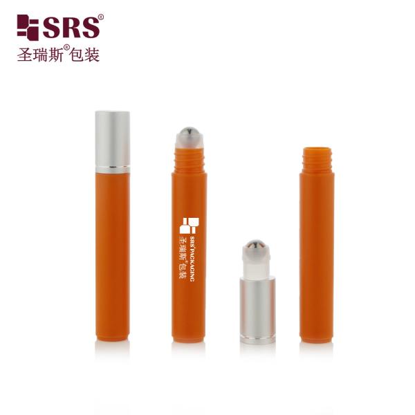 Quality 8ml Round Shape PP Injection Color Empty Cosmetic Packaging Hair Serum Roller for sale