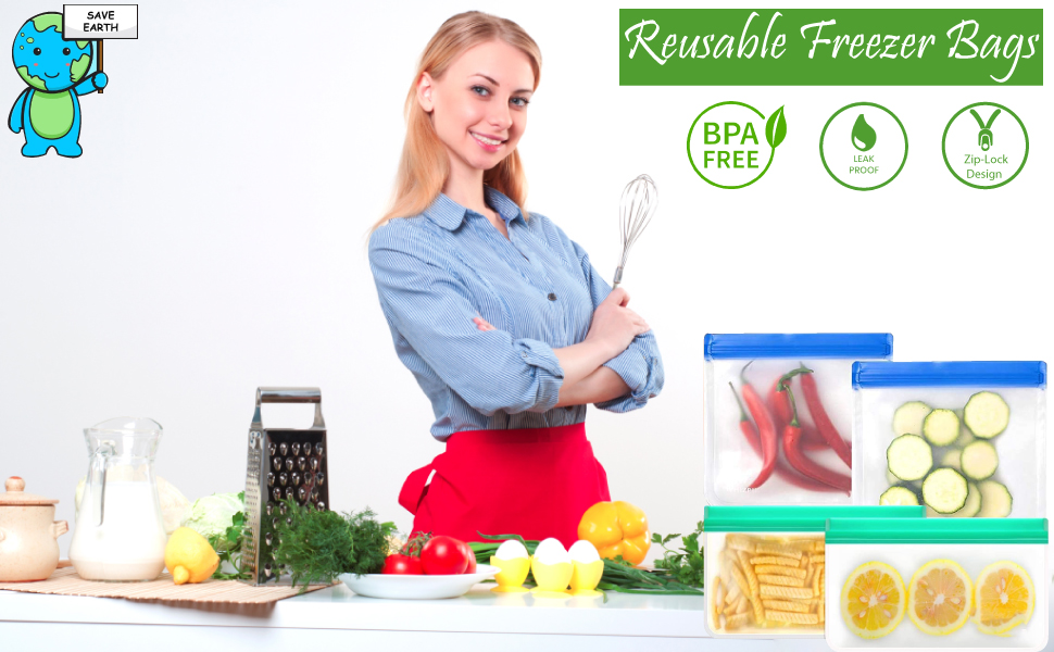 Reusable Freezer Bags