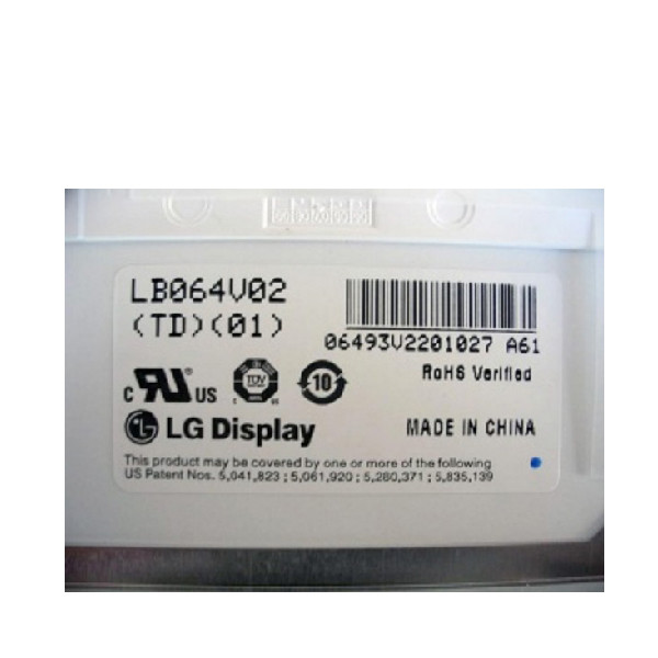 Quality LB064V02-TD01 LG 640x480 6.4 inch lcd display panel for sale