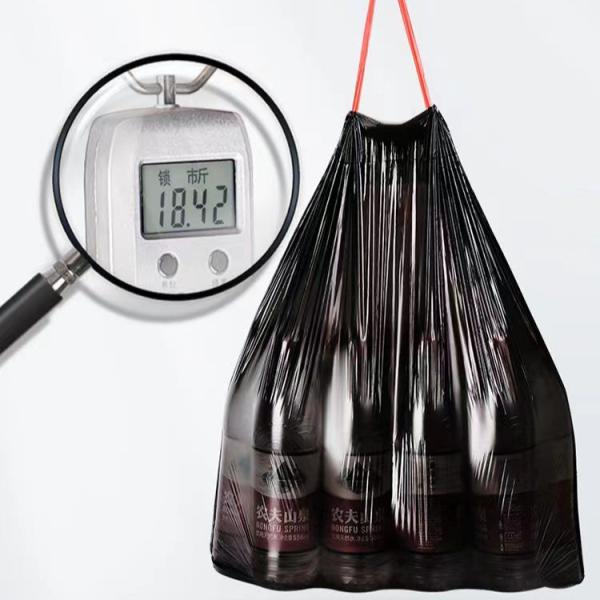 Quality Un-Scented Drawstring Plastic Liners for Office Trashcan Waste Basket Garbage Waste for sale