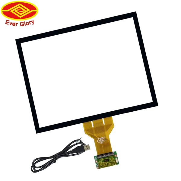 Quality 15 Inch Capacitive Industrial Touch Panels IP65 Waterproof Transparent Glass for sale