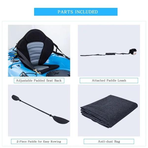 Quality Single LLDPE Plastic Kayak Fishing Canoe Paddle Ocean Kayak for Unmatched for sale