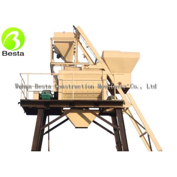 Quality JS1000 Twin Shaft Concrete Mixer Cement Mixer 37kw Power for Batching Plant for sale