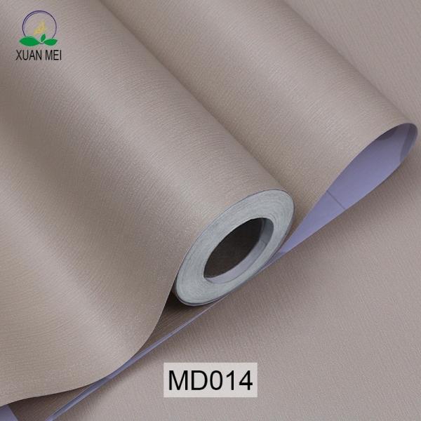 Quality Anti-Static Function Solid Color Vinyl Wallpaper for Easy DIY Installation and for sale
