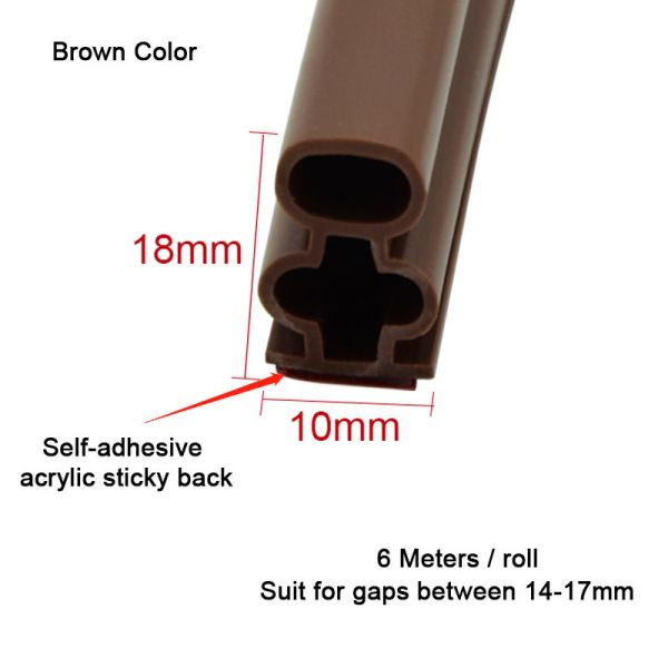 Quality 10mm Width O Shape Silicone Rubber Strips Double Layer For Door Frame for sale