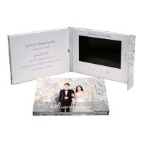Quality Paper Craft LCD Screen Invitation Card , 10.1 Inch 128MB Video In Print Brochure for sale