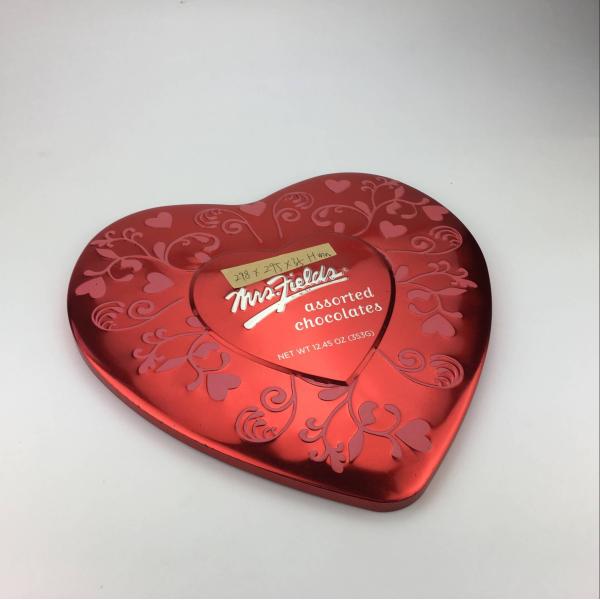 Quality Extra Large Tin Containers Heart Shaped Cake Tins Wholesale Tin Boxes for Gifts for sale
