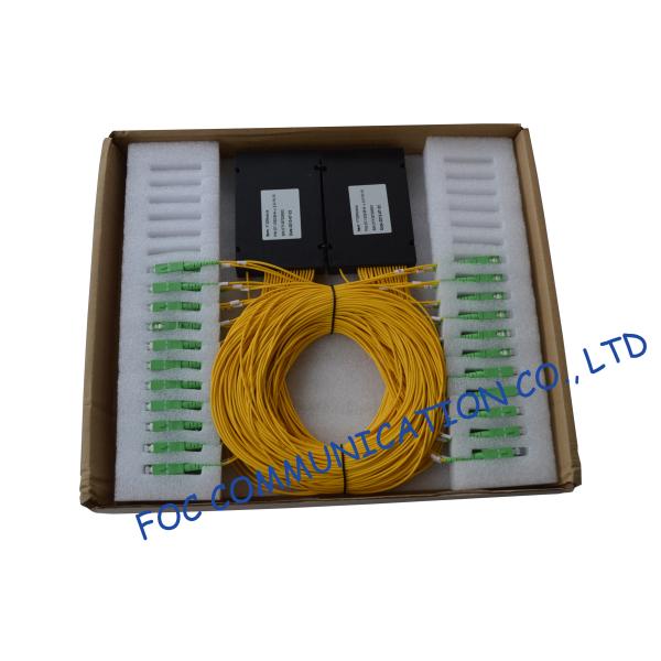 Quality ABS Module Low PDL Fiber PLC Splitter For Ftth / Catv Systems for sale