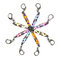 Quality Office Promotion Metal 6.5cm Keychain Mini Pen PMS Solid Color for sale