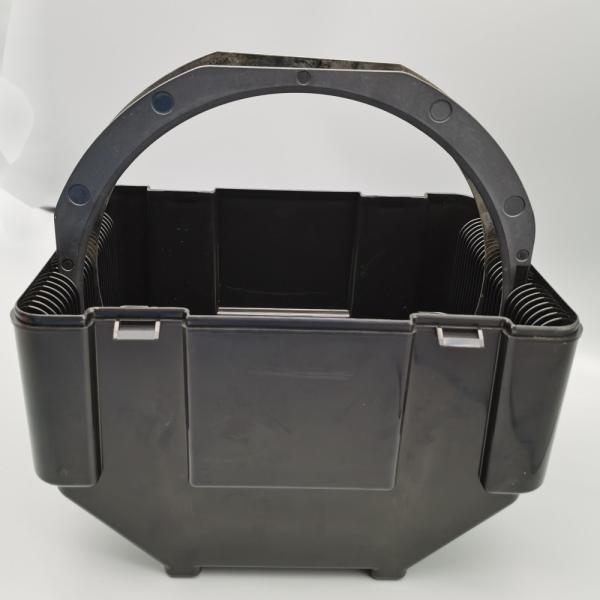 Quality 8 Inch Black Wafer Shipping Box 25 Slots ESD PP Material Eco Friendly for sale
