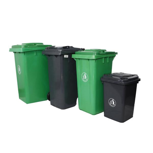 Quality 240L large plastic containers waste bin garbage dustbin for sale