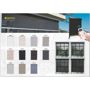 Quality Roller Blind Retractable Awning Hardware Kit Roller Shade Suncreen Fabric for sale